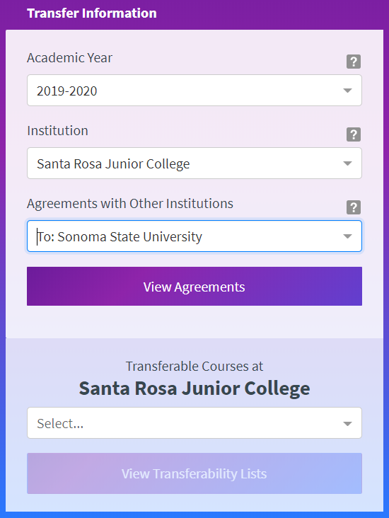 Using ASSIST | Transfer Center